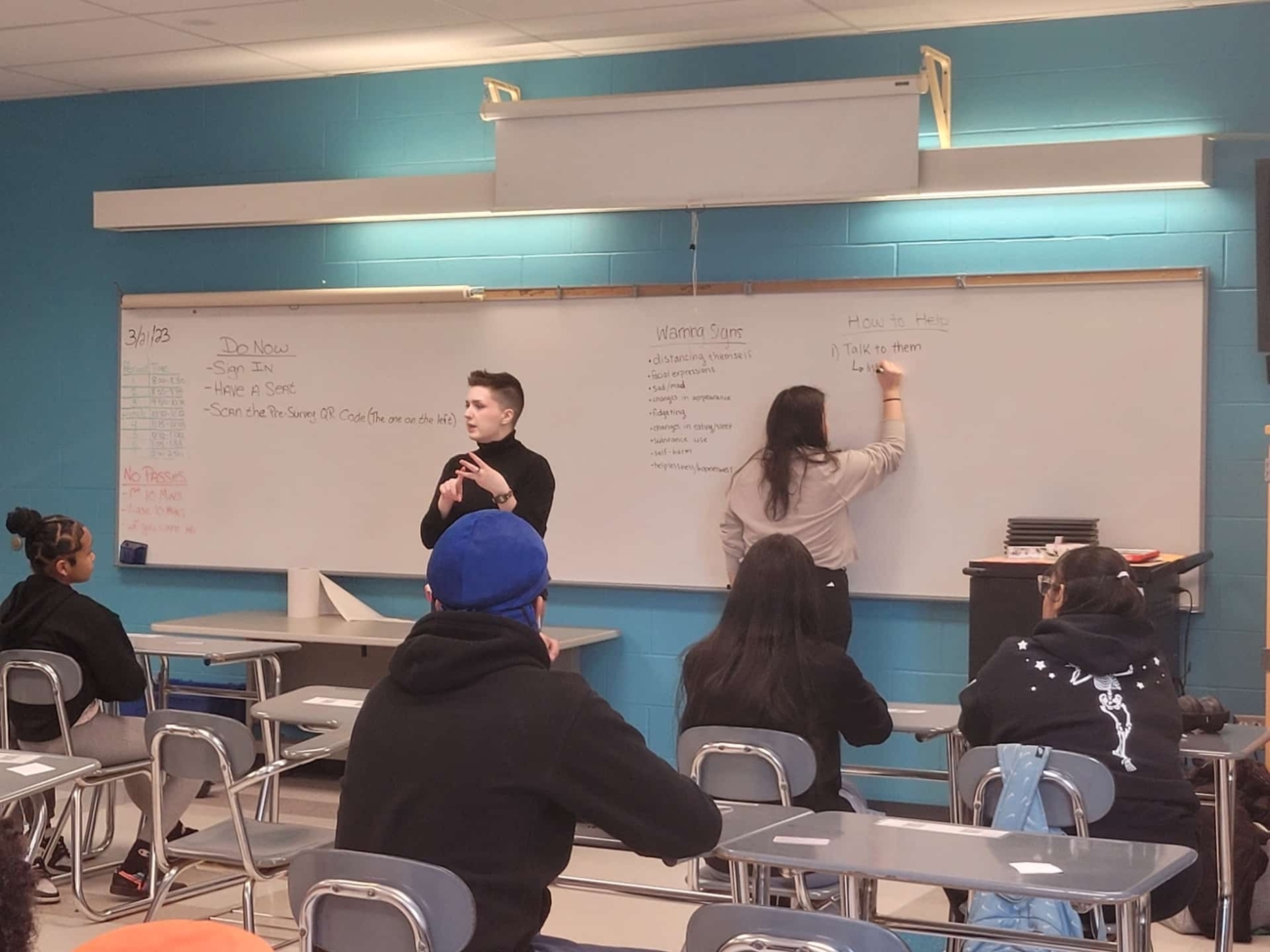 Presentations to 242 Students at Lawrence High School - The NAN Project