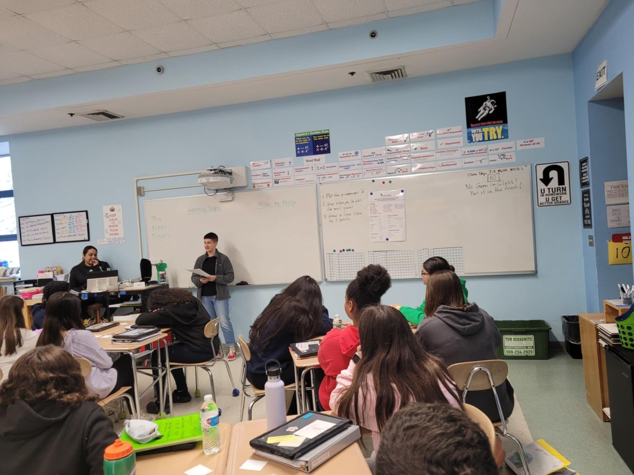 2023.4.24 Stacy Middle School in Milford - Erica - The NAN Project