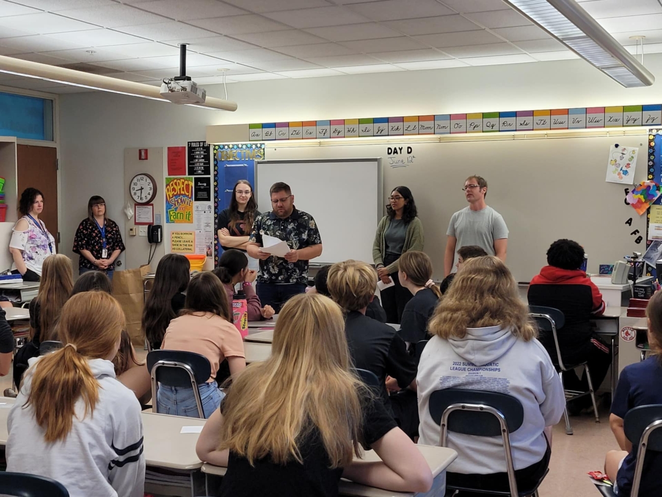 Presentations to Marsh Middle School in Methuen - The NAN Project