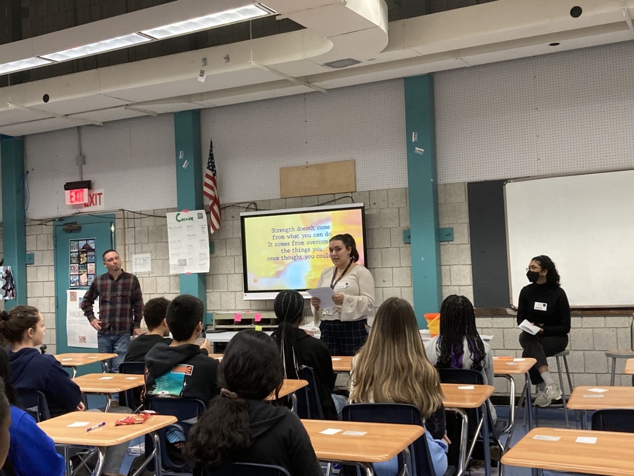 Presentations to 125 Students at Greater Lowell Tech - The NAN Project